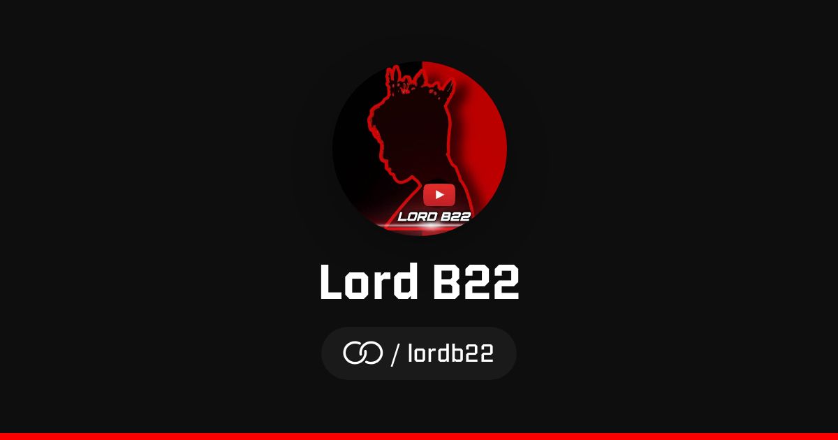 Lord B22 (/lordb22) · solo.to