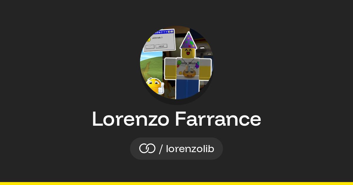 Lorenzo Farrance (/lorenzolib) · solo.to