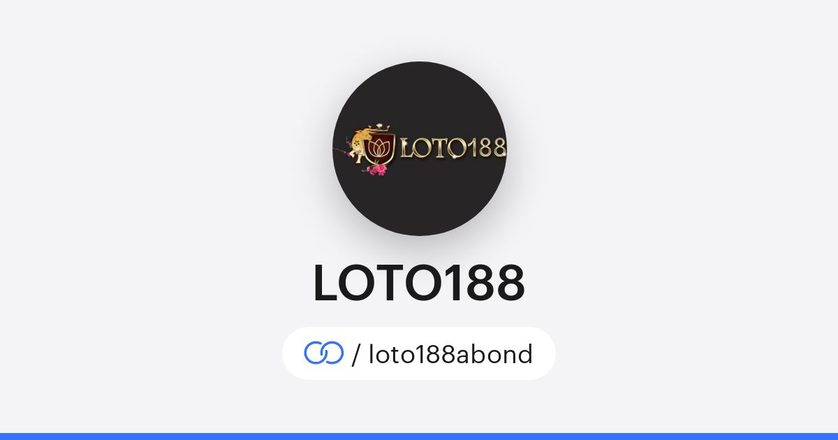 LOTO188 (/loto188abond) · solo.to