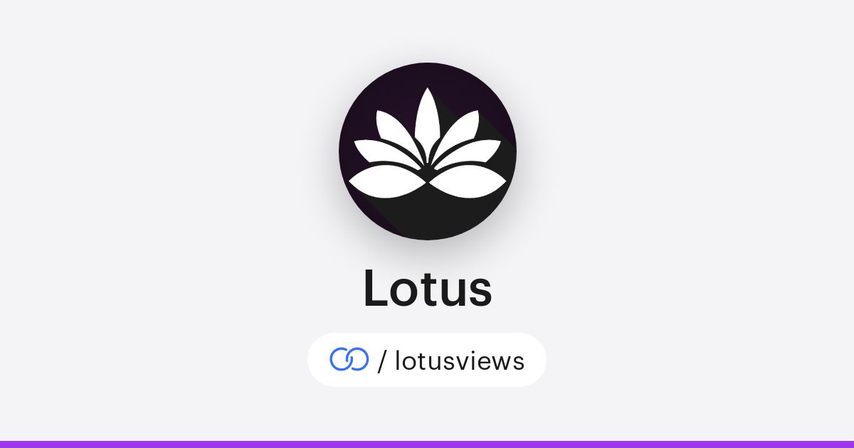 Lotus (/lotusviews) · solo.to