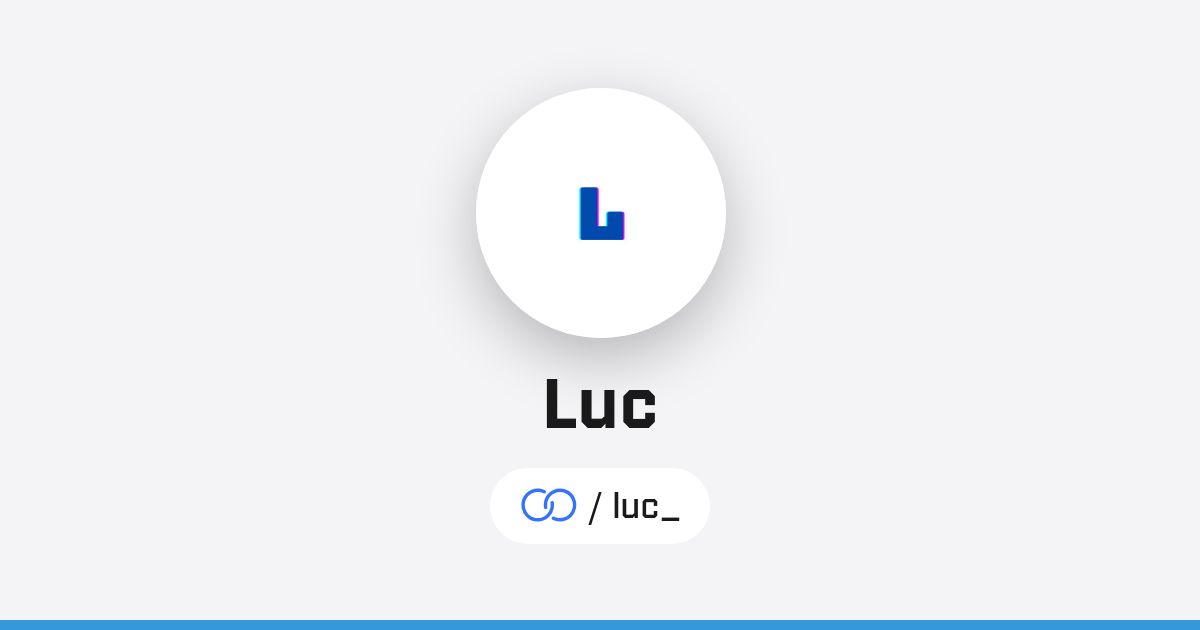 Luc (/luc_) · solo.to