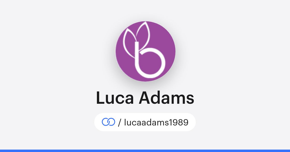 Luca Adams (/lucaadams1989) · solo.to