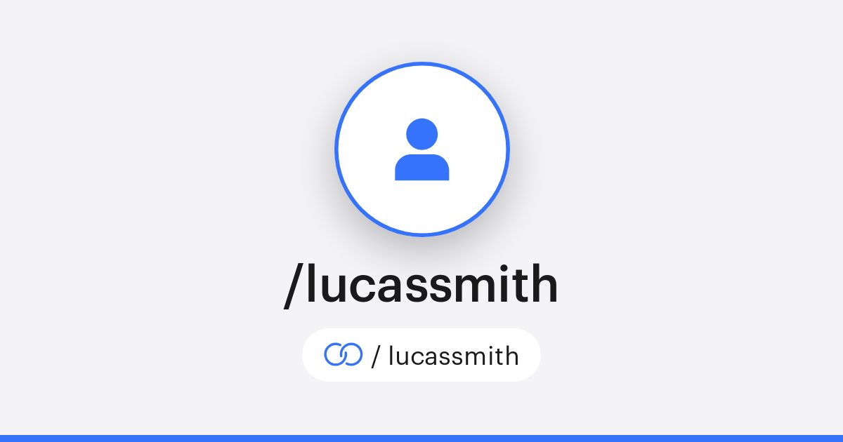 /lucassmith · solo.to