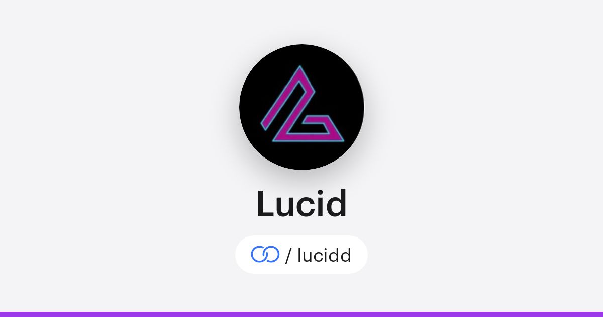 Lucid (/lucidd) · solo.to