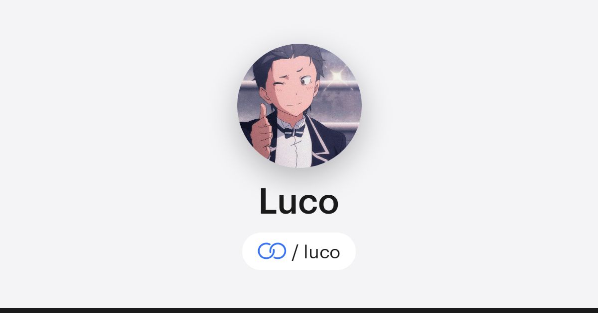 Luco (/luco) · solo.to