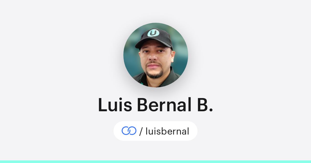 Luis Bernal B. (/luisbernal) · solo.to