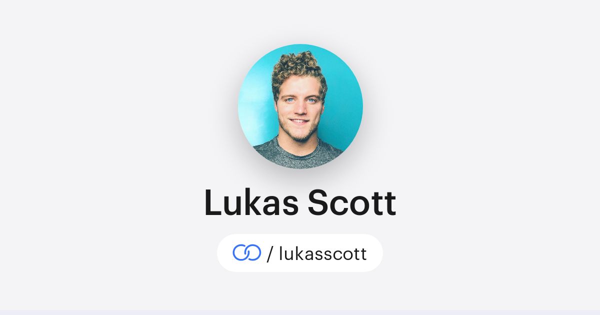 Lukas Scott (/lukasscott) · solo.to