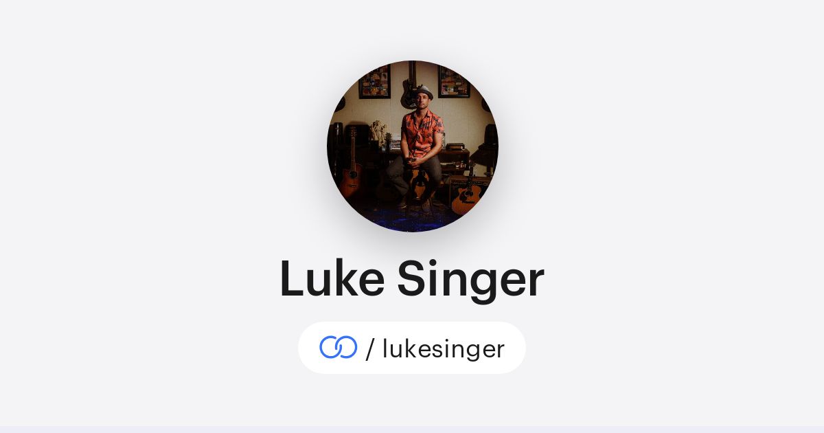 Luke Singer (/lukesinger) · solo.to