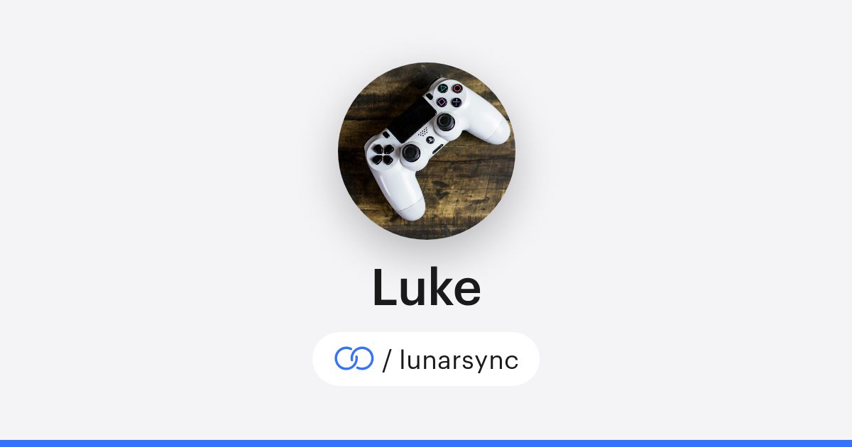 Luke (/lunarsync) · solo.to