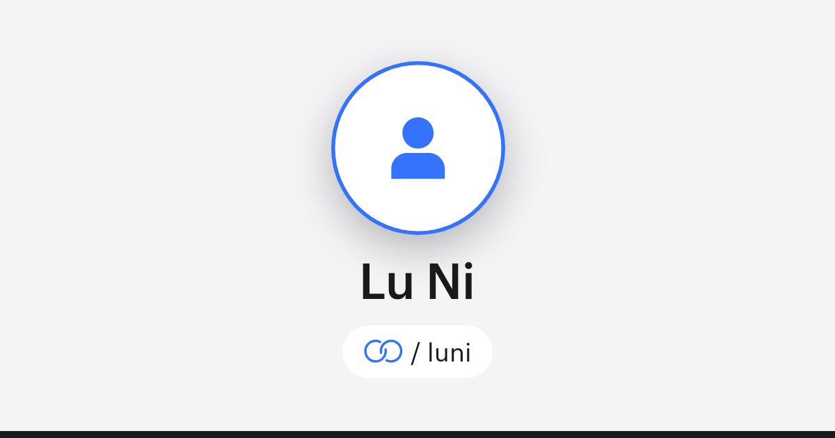 Lu Ni (/luni) · solo.to