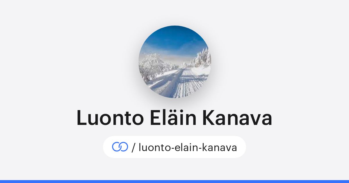 Luonto Eläin Kanava (/luonto-elain-kanava) · solo.to