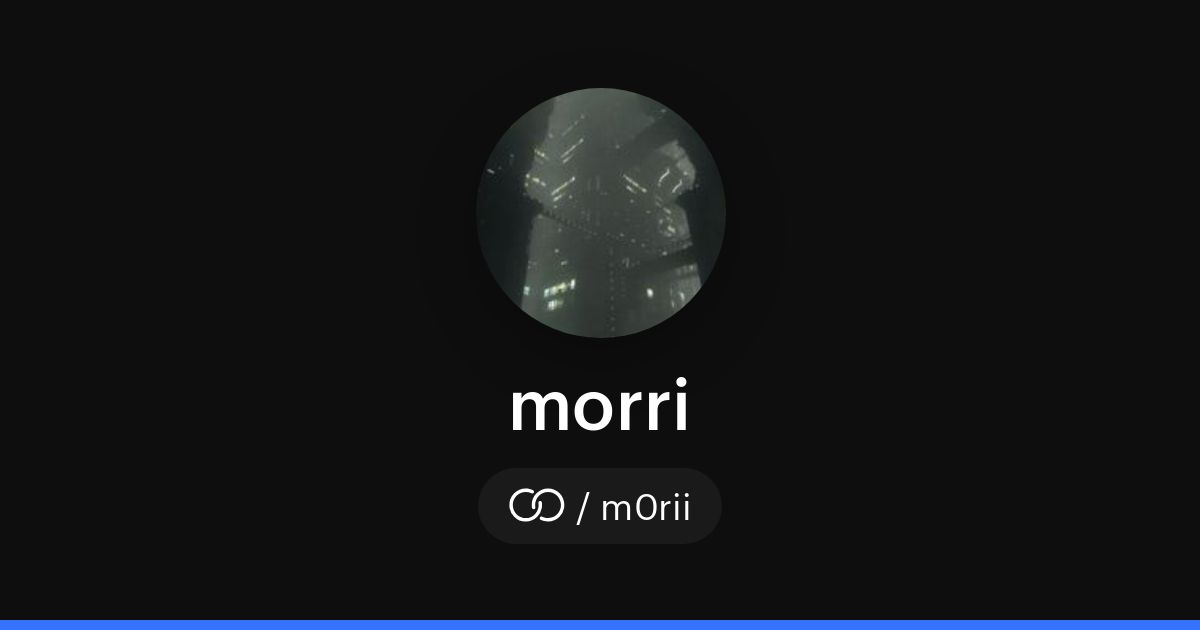 morri (/m0rii) · solo.to