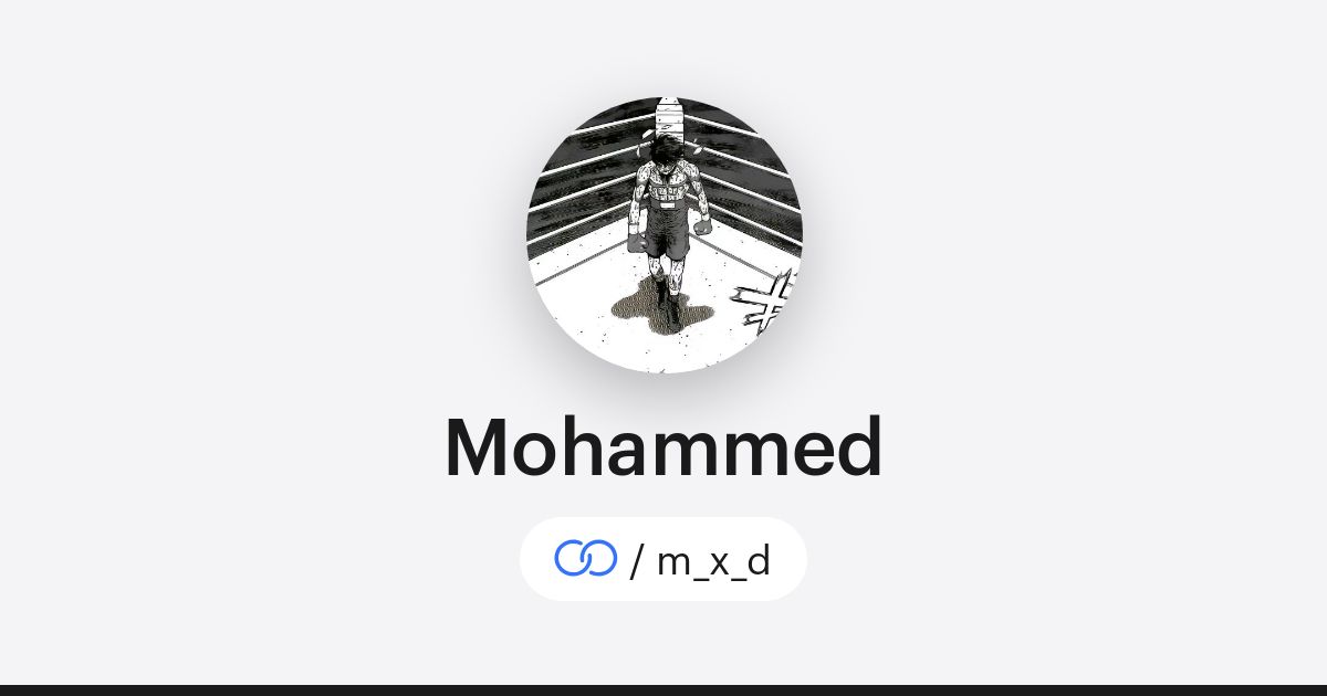 Mohammed (/m_x_d) · solo.to