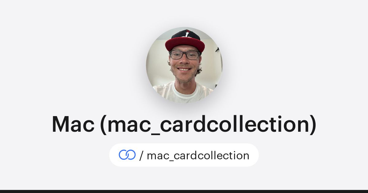 Mac (mac_cardcollection) (/mac_cardcollection) · solo.to