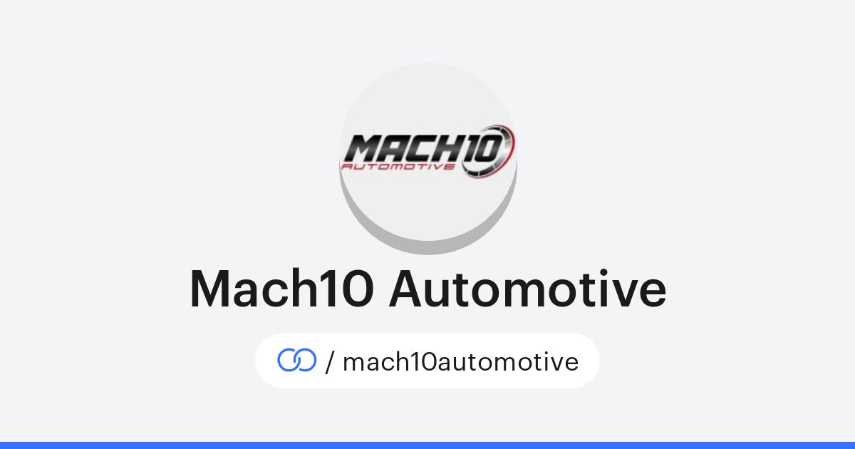 Mach10 Automotive (/mach10automotive) · solo.to