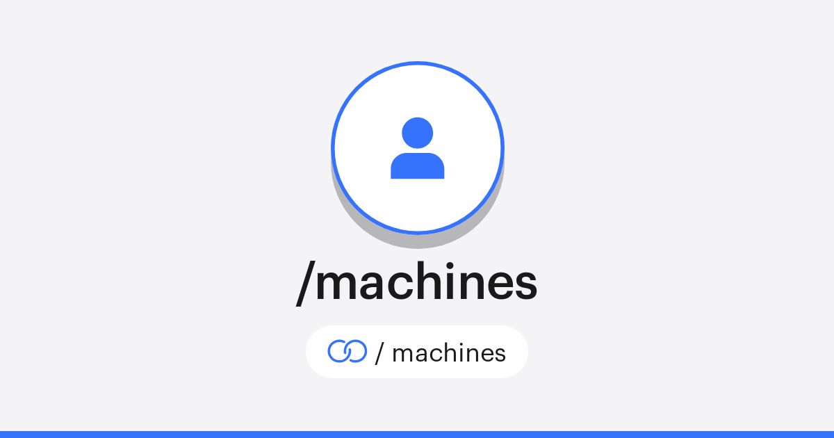 /machines · solo.to