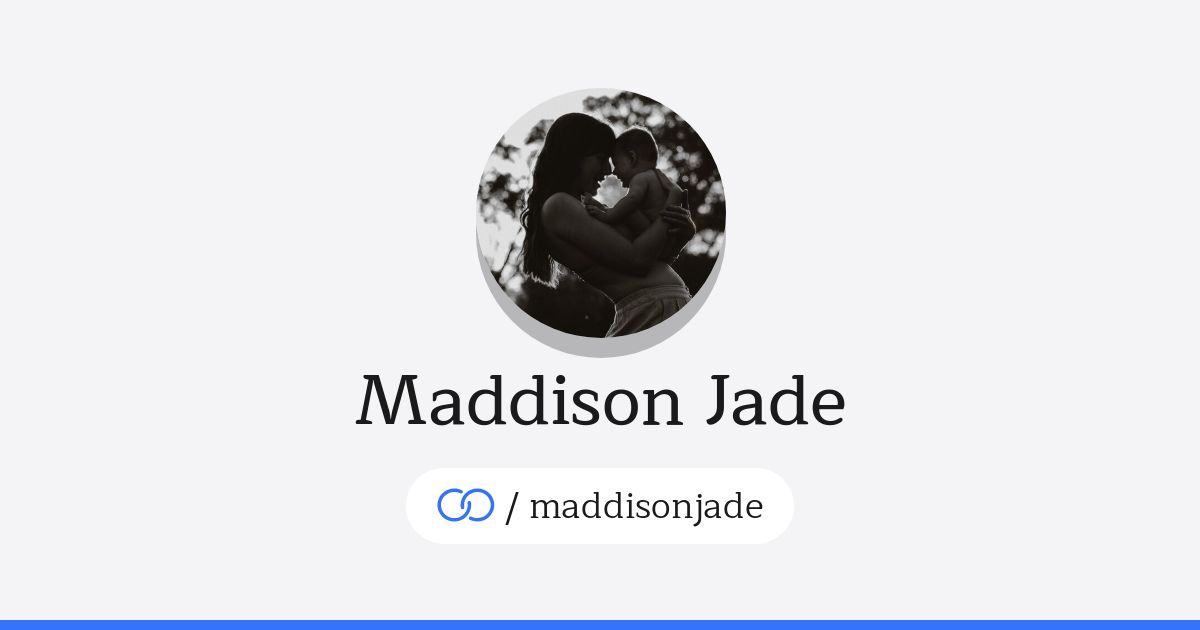 Maddison Jade (/maddisonjade) · solo.to