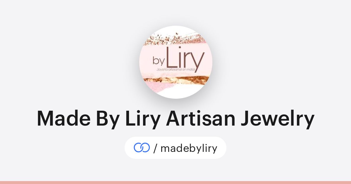Made By Liry Artisan Jewelry (/madebyliry) · solo.to