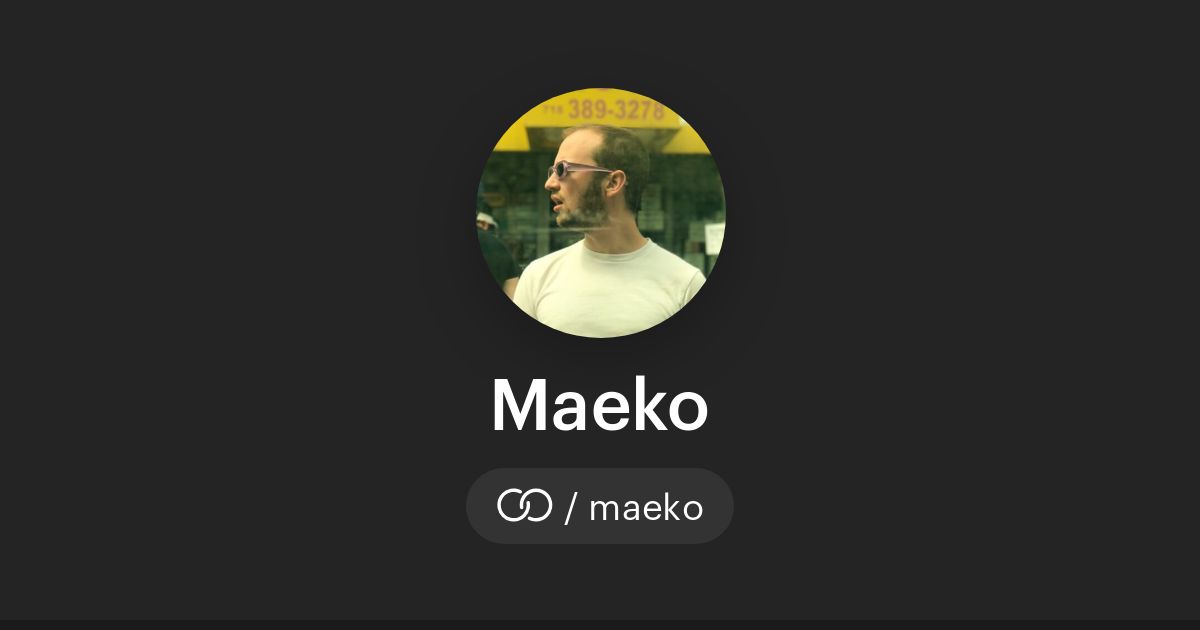 Maeko · solo.to