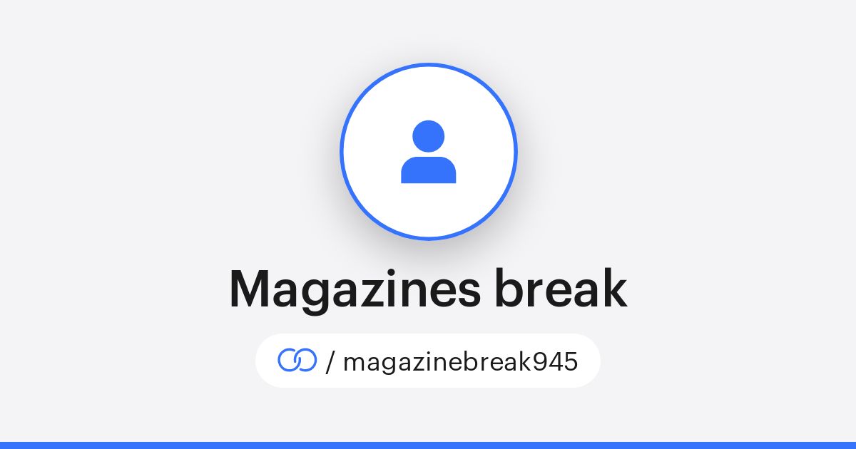 Magazines break (/magazinebreak945) · solo.to