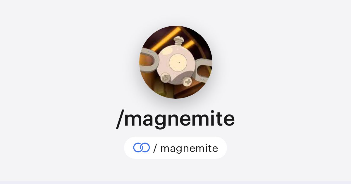 /magnemite · solo.to