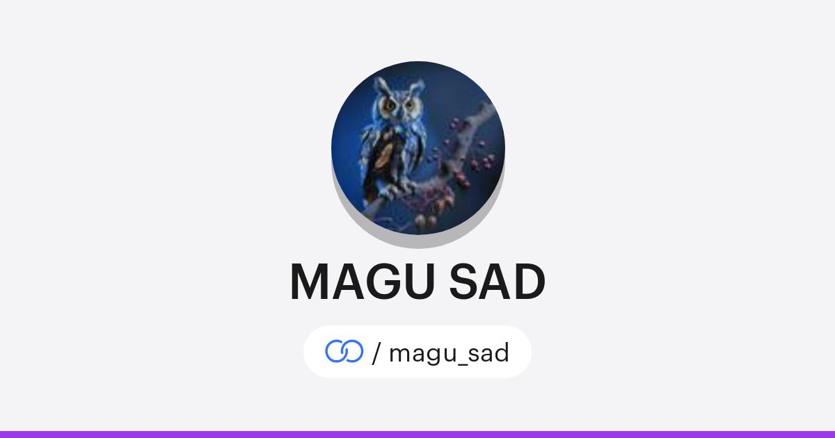 MAGU SAD (/magu_sad) · solo.to