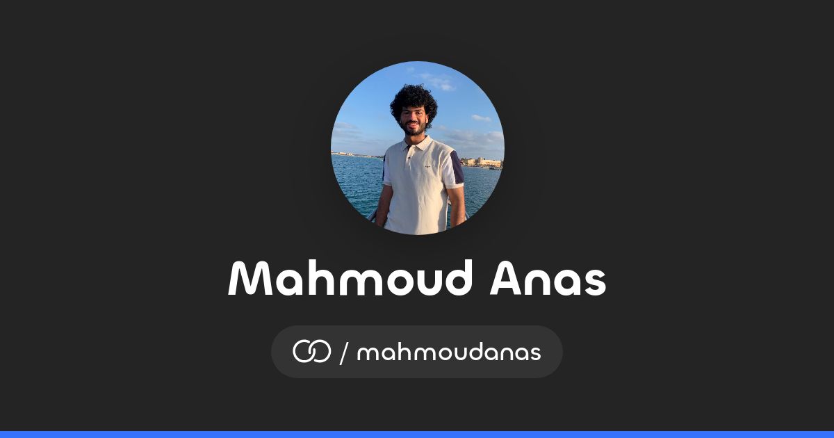 Mahmoud Anas (/mahmoudanas) · solo.to