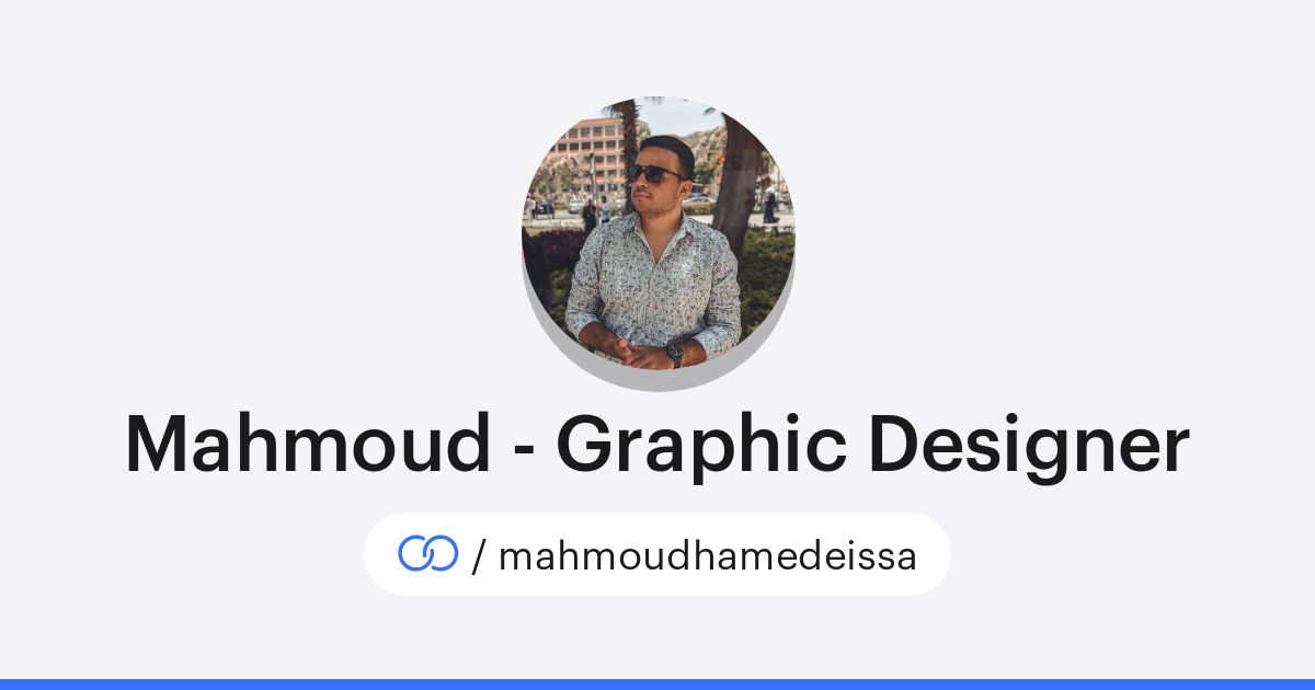 Mahmoud - Graphic Designer (/mahmoudhamedeissa) · solo.to