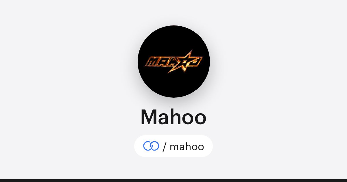 Mahoo · solo.to