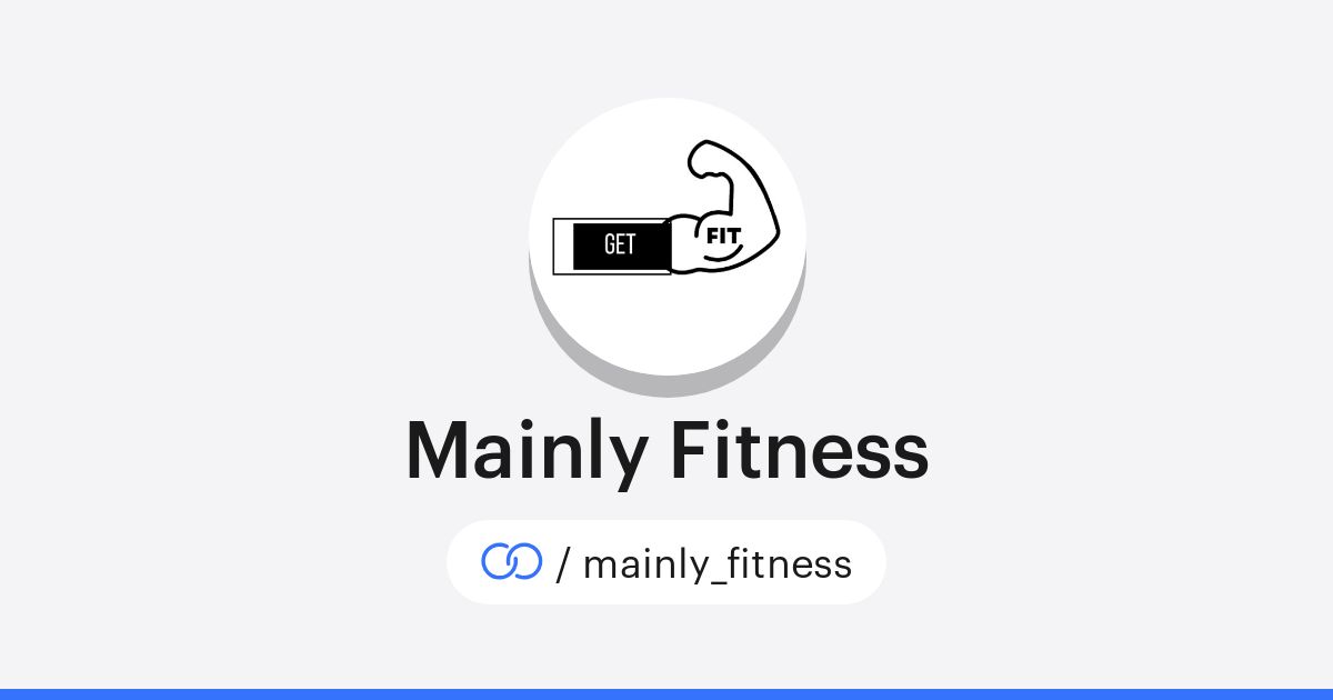 Mainly Fitness (/mainly_fitness) · solo.to