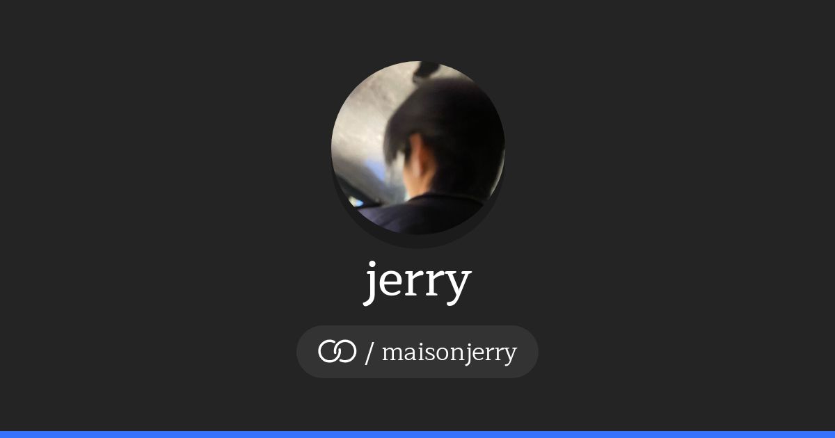 jerry (/maisonjerry) · solo.to