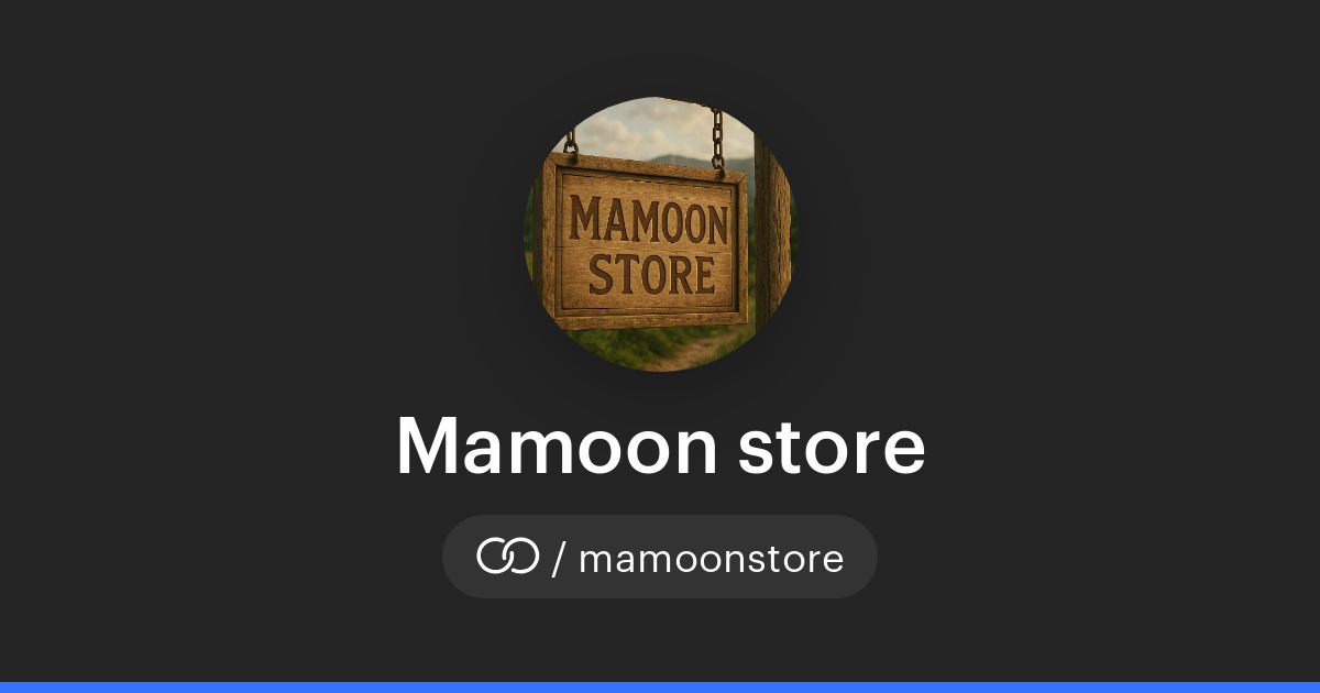 Mamoon store (/mamoonstore) · solo.to