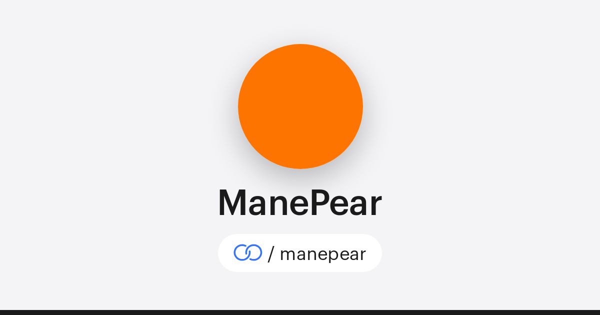 ManePear · solo.to