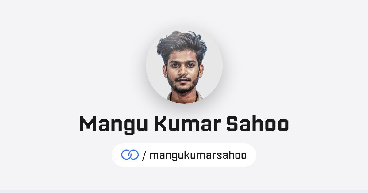 Mangu Kumar Sahoo (/mangukumarsahoo) · solo.to