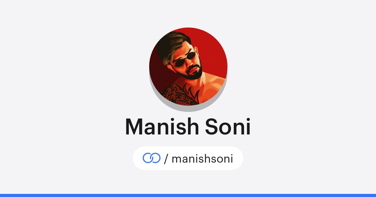 Manish Soni (/manishsoni) · solo.to