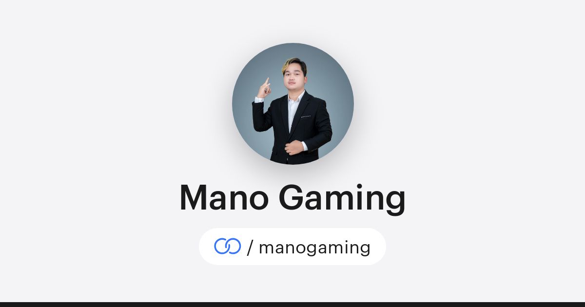 Mano Gaming (/manogaming) · solo.to