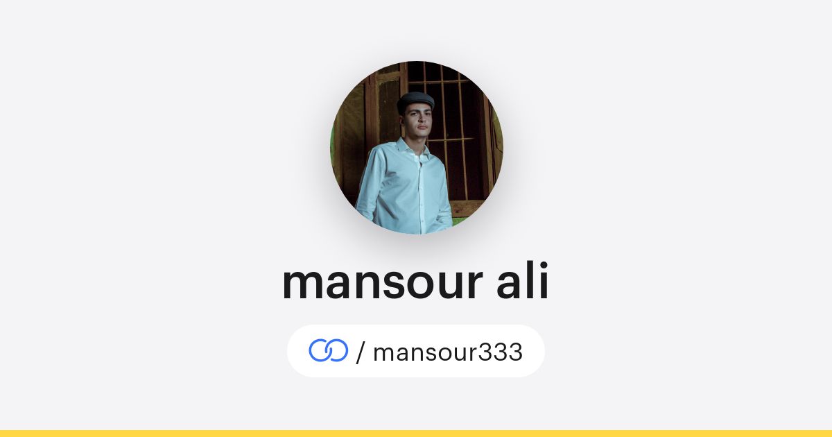 mansour ali (/mansour333) · solo.to
