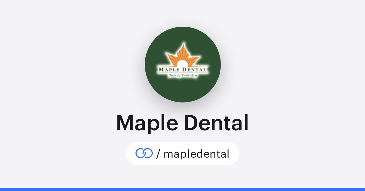 Maple Dental (/mapledental) · solo.to