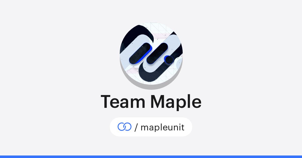 Team Maple (/mapleunit) · solo.to