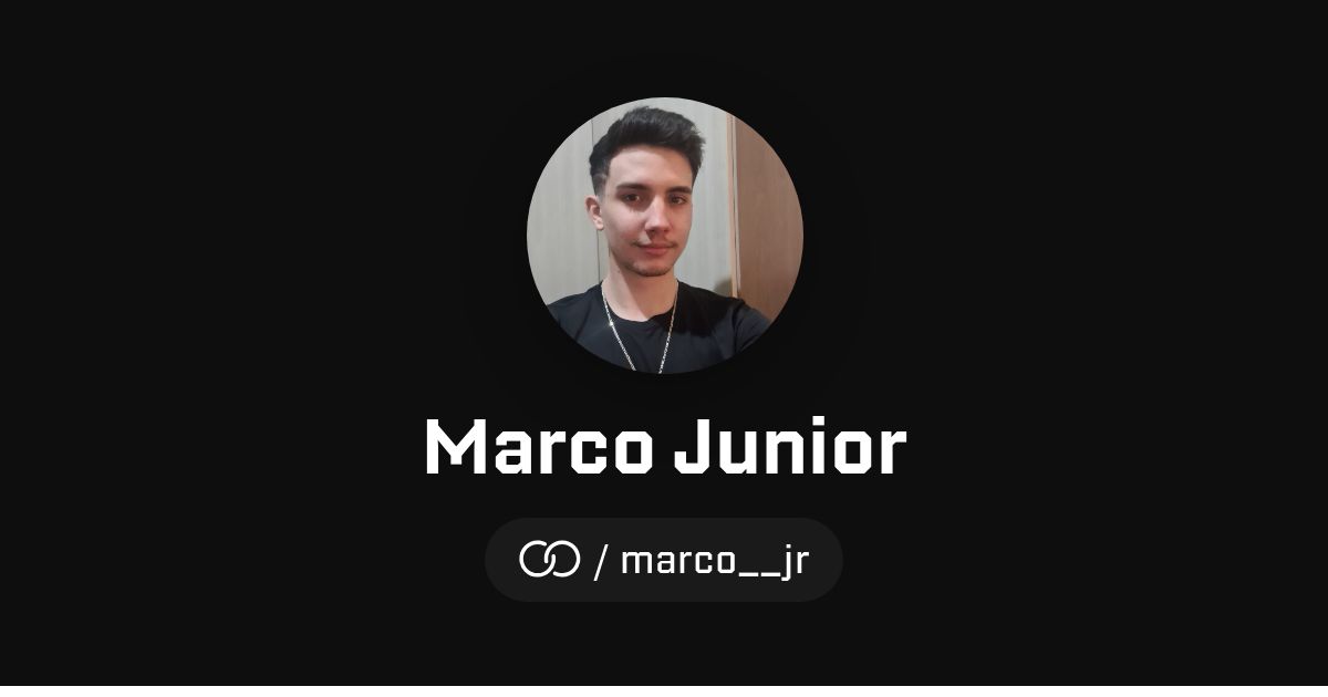Marco Junior (/marco__jr) · solo.to