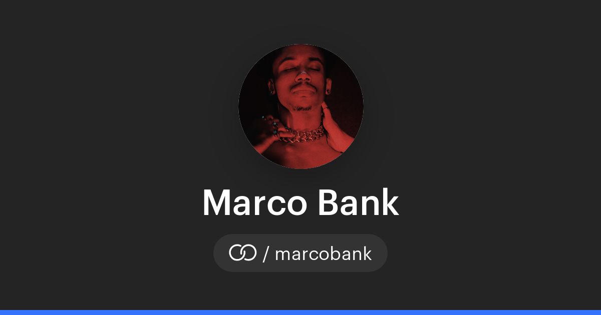 Marco Bank (/marcobank) · solo.to