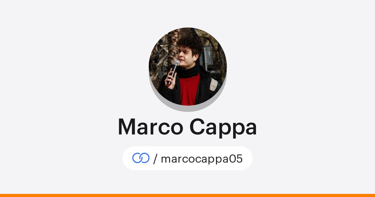 Marco Cappa (/marcocappa05) · solo.to