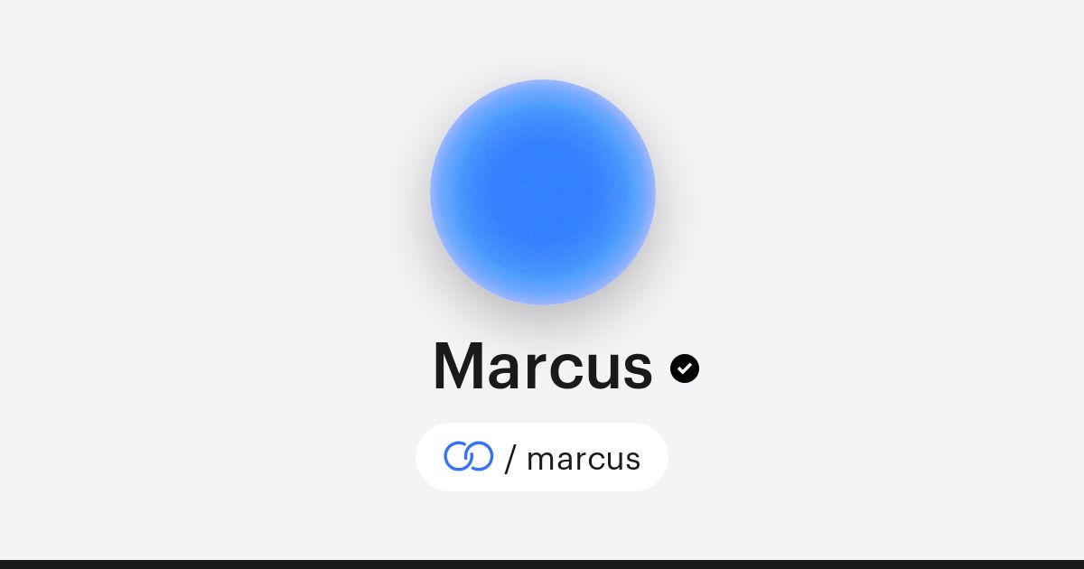 Marcus (/marcus) · solo.to