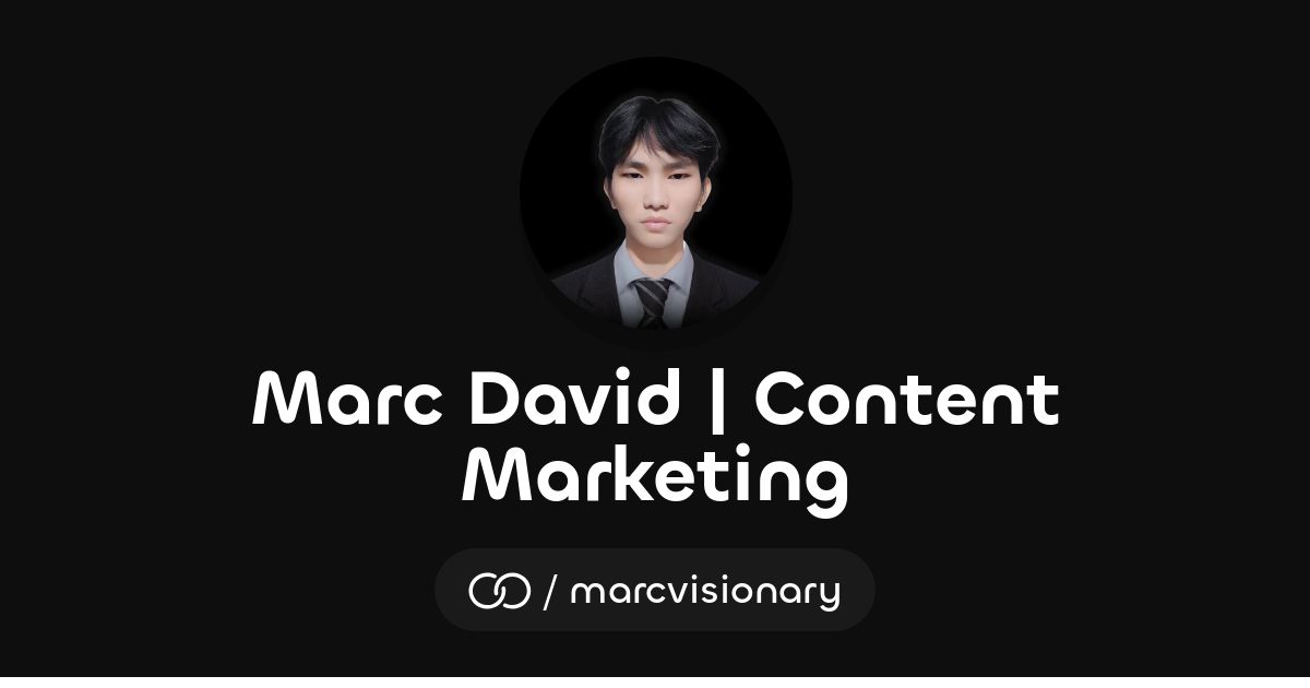 Marc David | Content Marketing (/marcvisionary) · solo.to