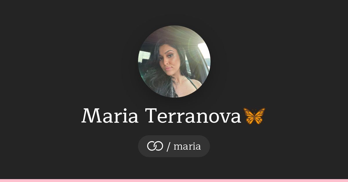 Maria Terranova🦋 (/maria) · solo.to