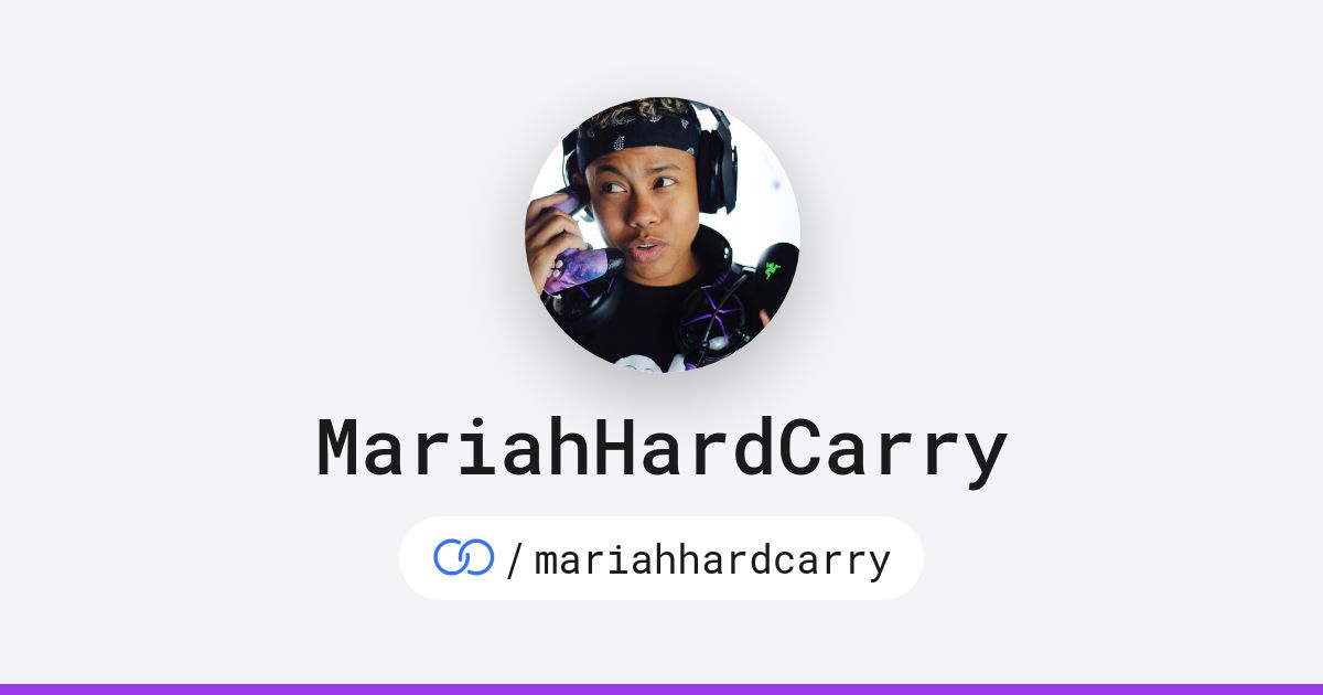 MariahHardCarry · solo.to