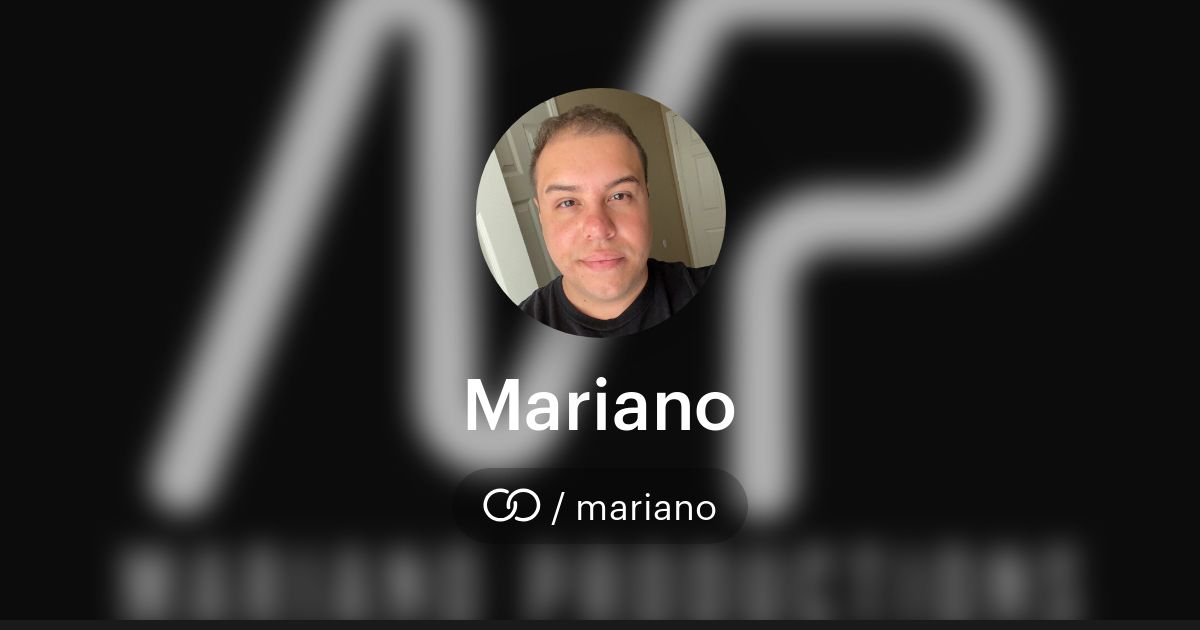 Mariano (/mariano) · solo.to