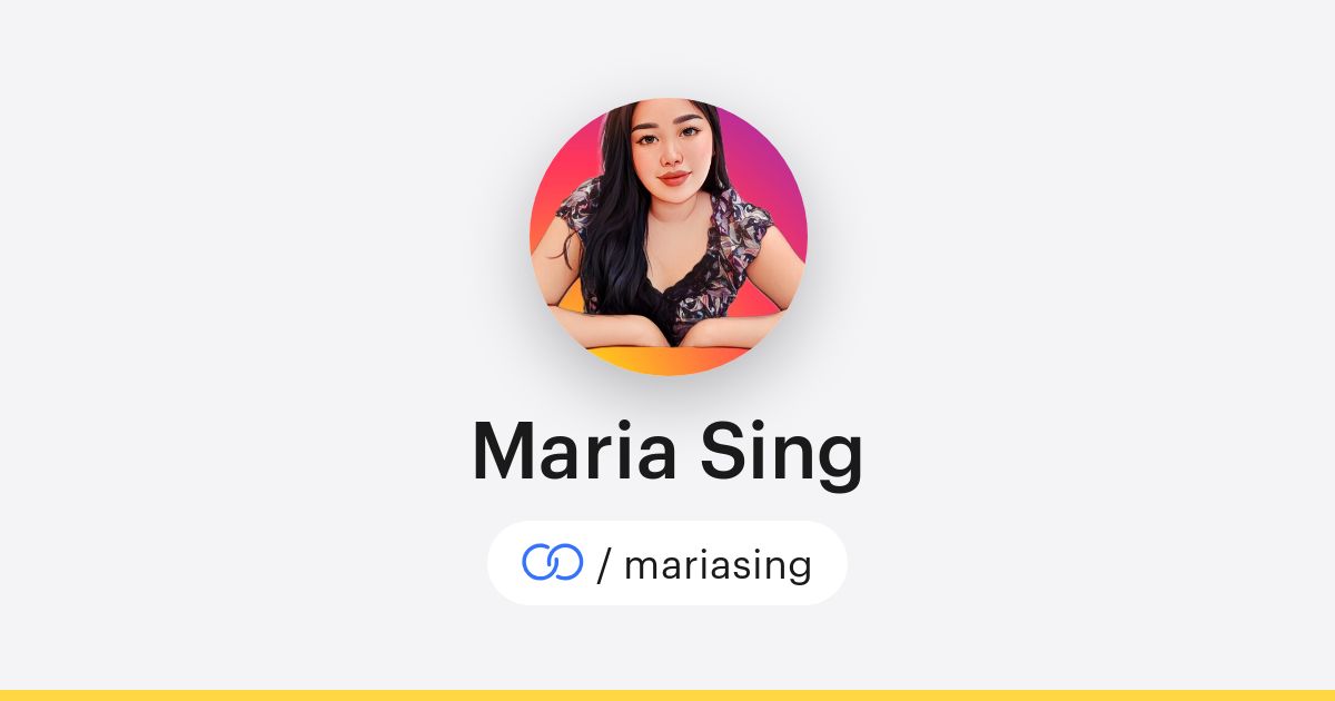 Maria Sing (/mariasing) · solo.to