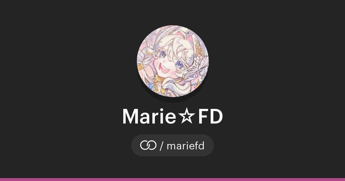 Marie☆FD (/mariefd) · solo.to