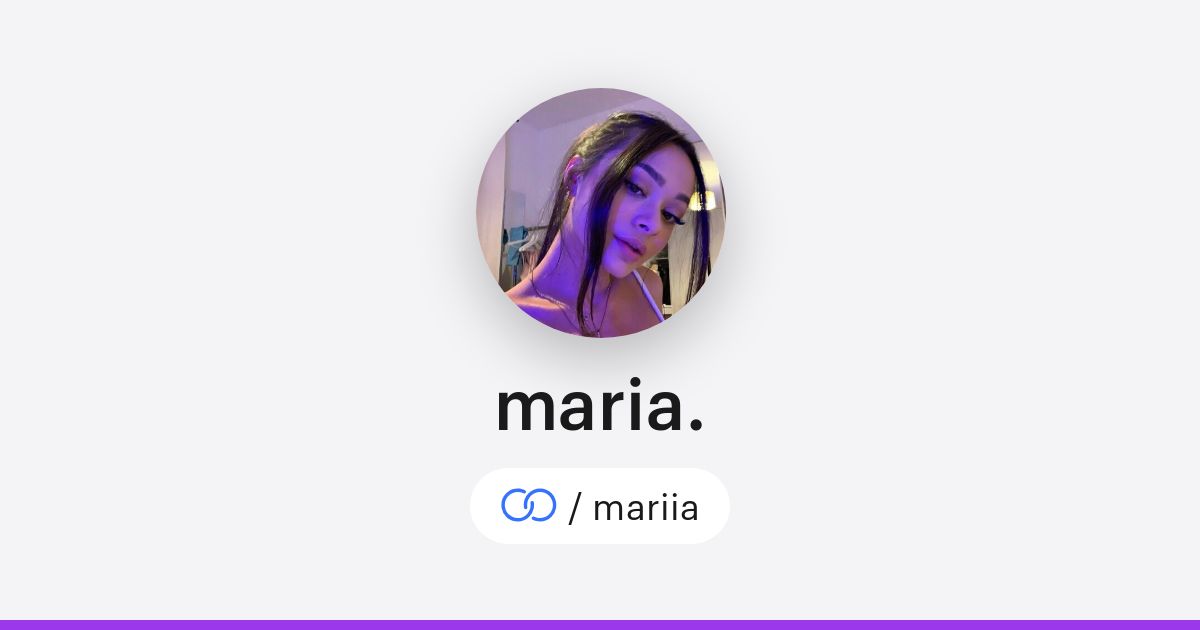 maria. (/mariia) · solo.to